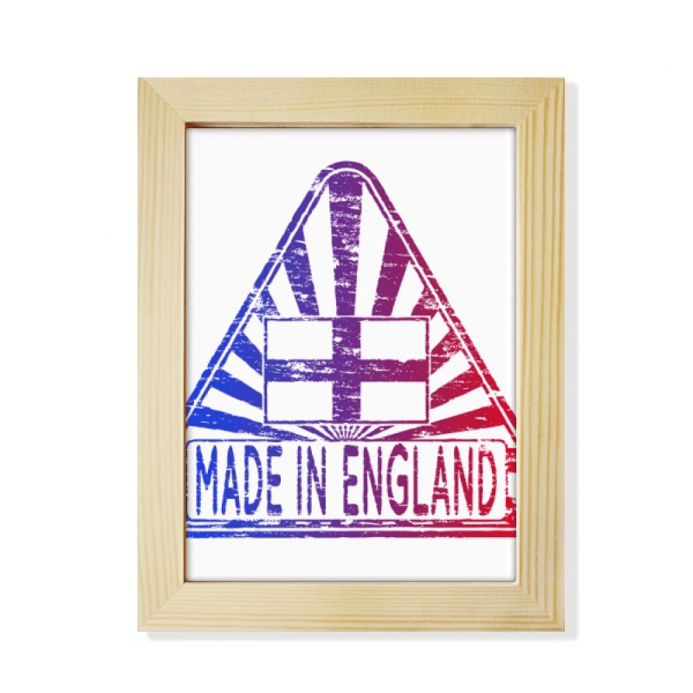 England UK Triangle Landmark Flag Desktop Adorn Photo Frame Display Art ...