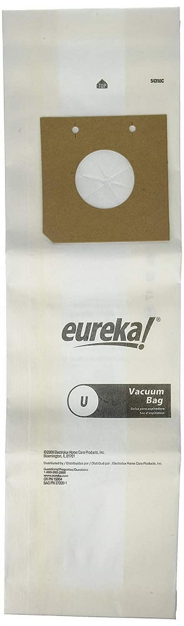 Englewood Marketing Group 54310C Eureka Style "U" Disposable Vacuum ...