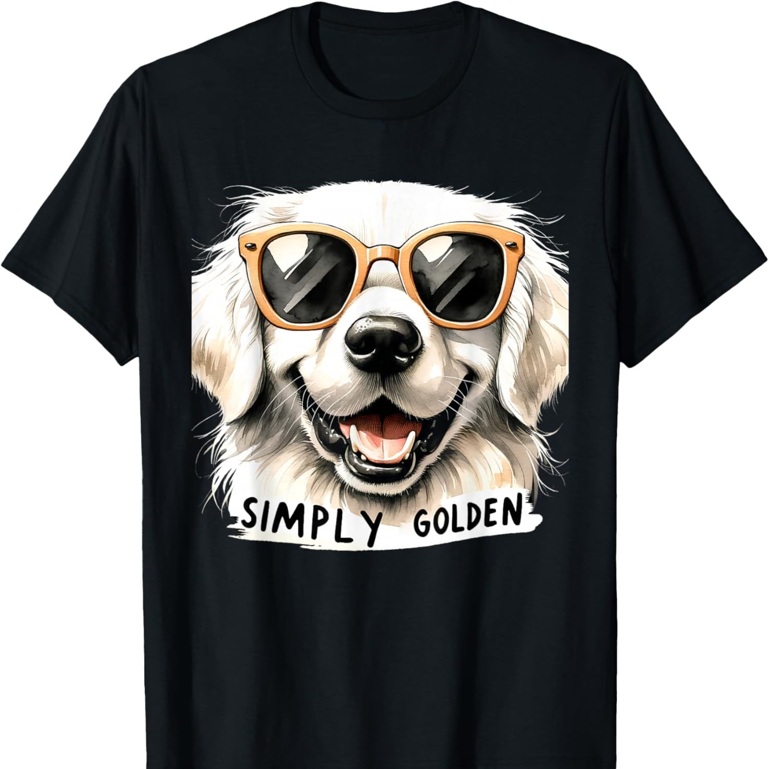 EngliS1H Cream Golden Retriever Mom Gif Puppimply Golden T-S1Hirt ...