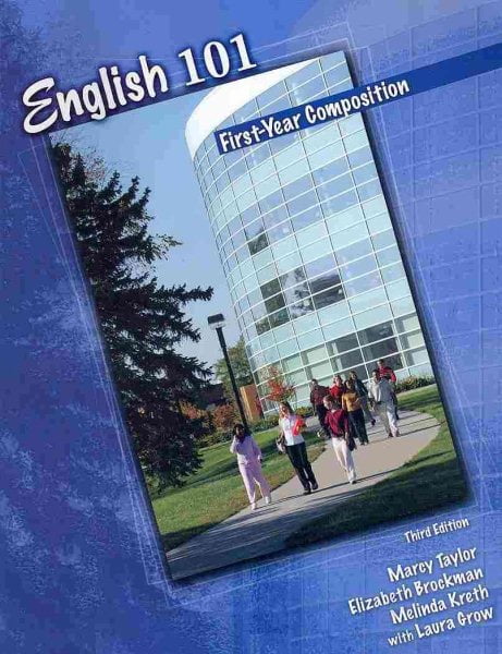 English 101: First-Year Composition (Paperback) by Taylor Al - Walmart.com