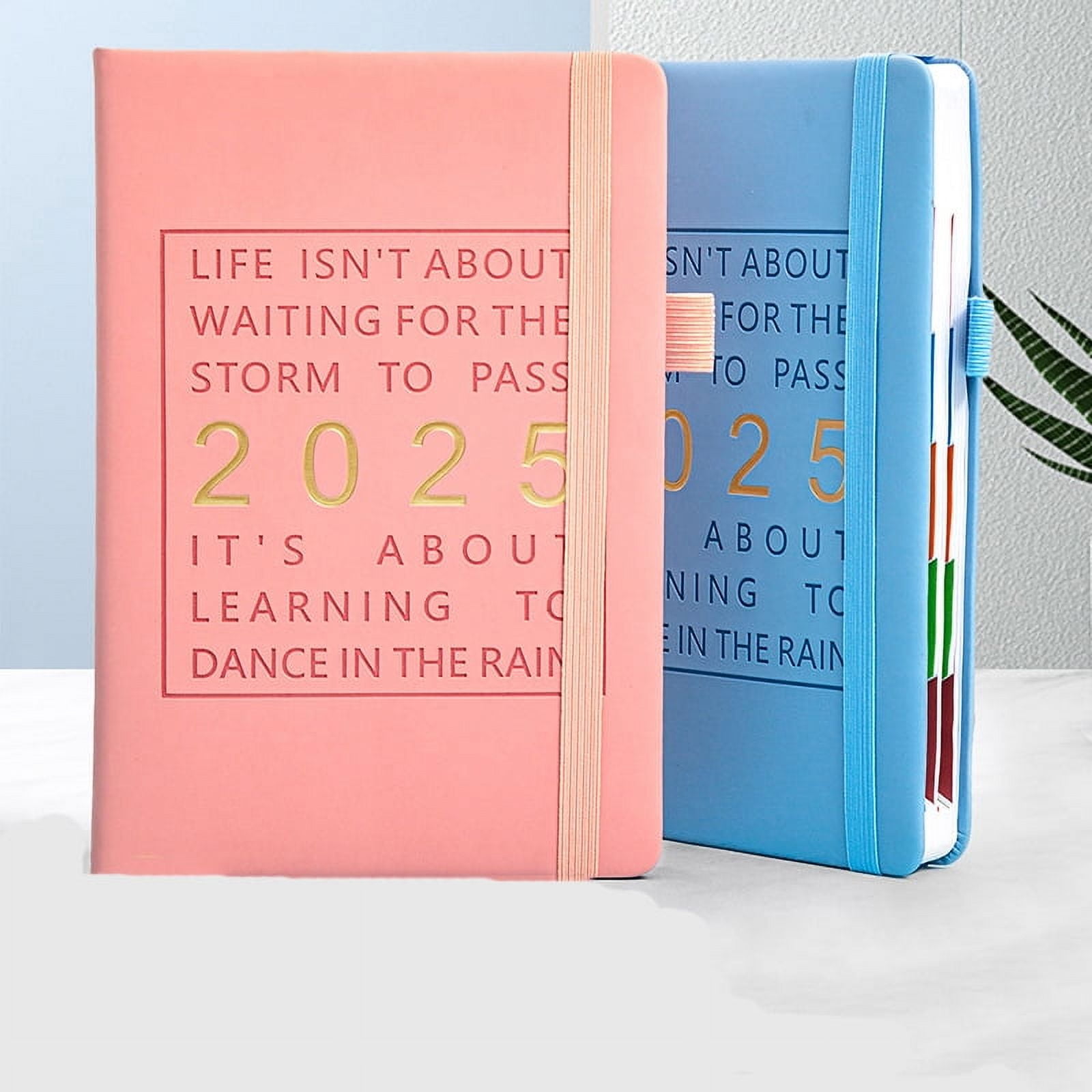 English 2025 Planner Notebook Monthly Calendar Diary Schedule Agenda ...