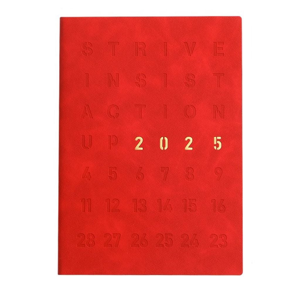 English A5 Agenda Notebook 12 Months To Do List 2025 Schedule Planner ...