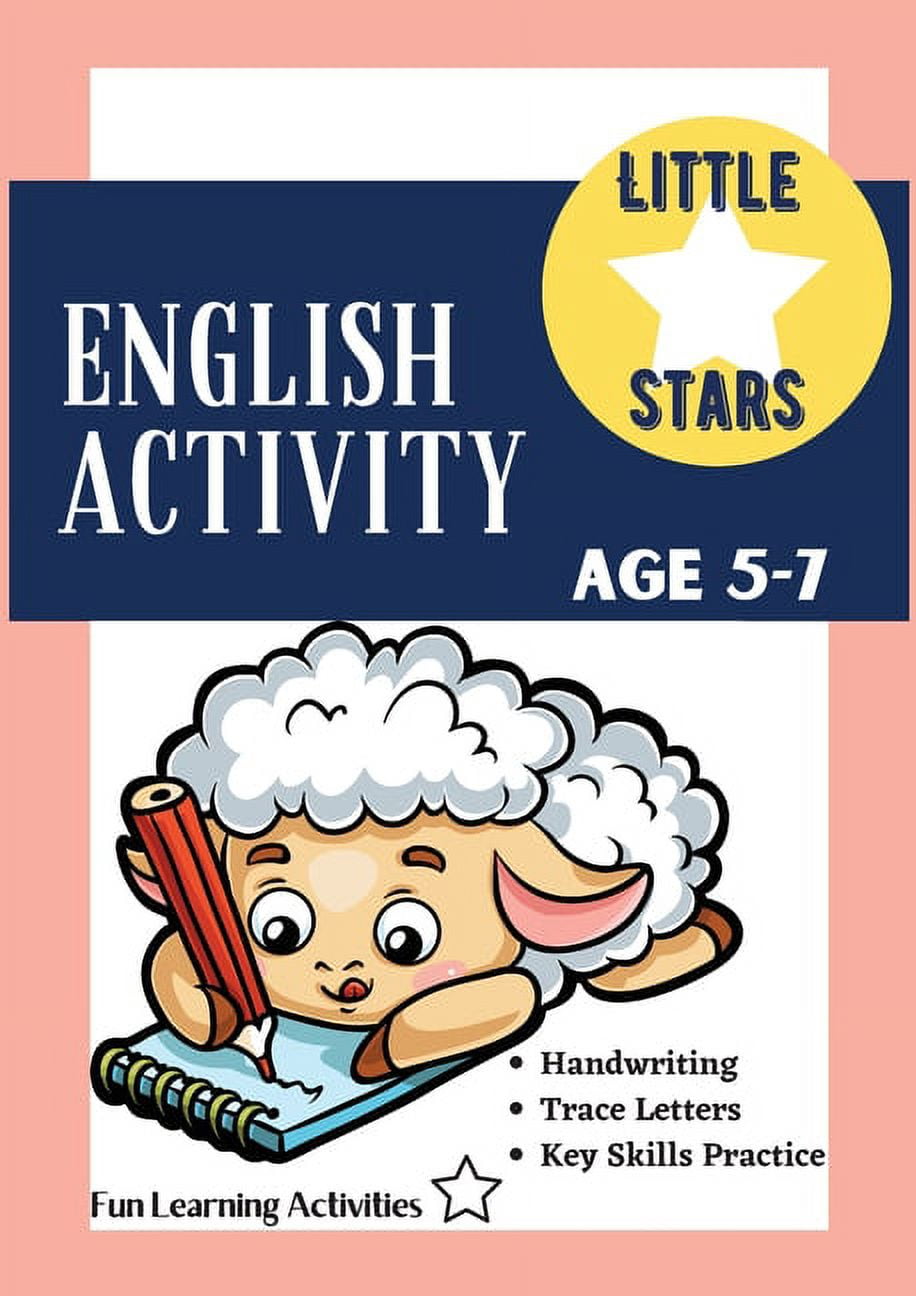 English Activity Age 5-7: Fun, Complete Trace Letters Alphabet Basics ...