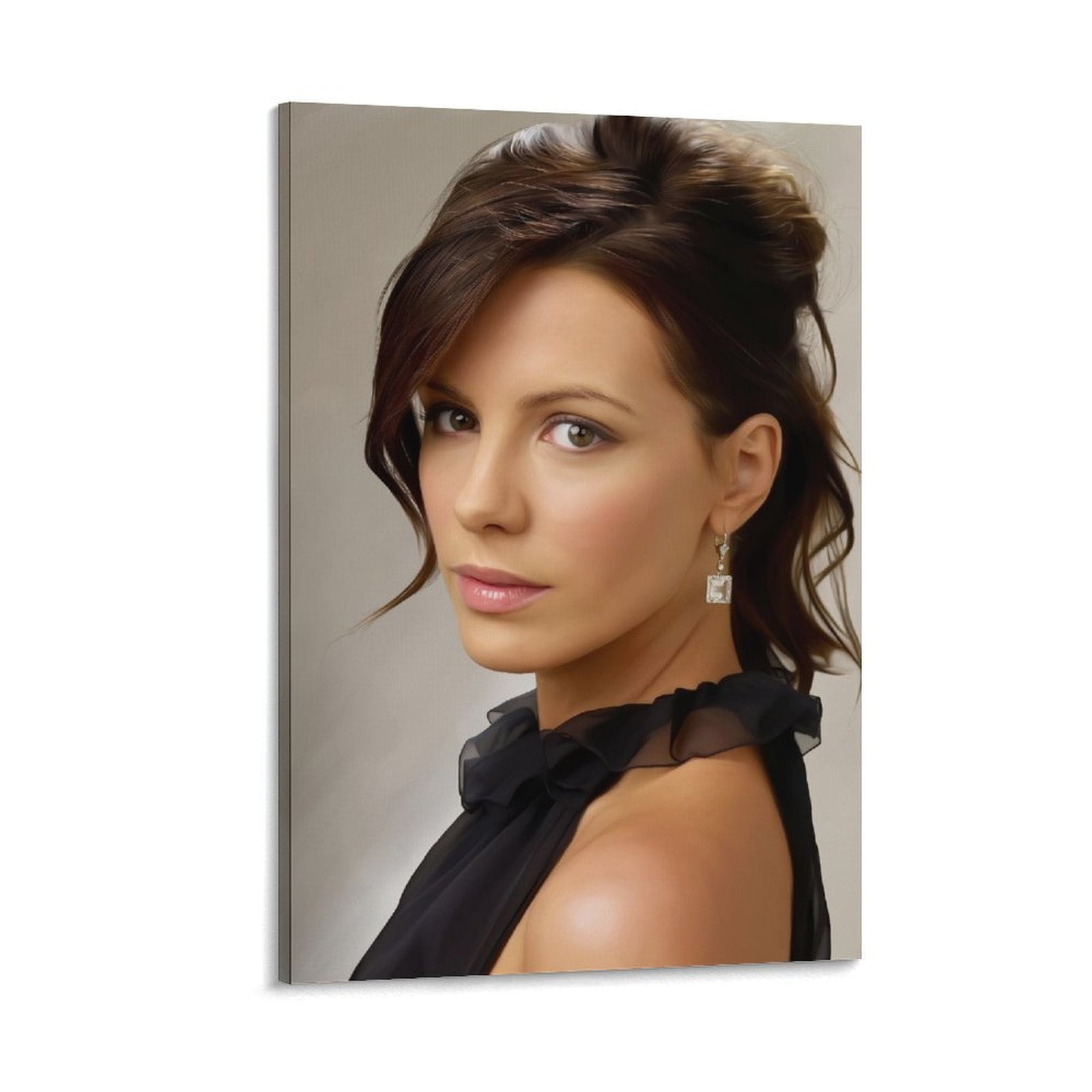 English Actress And Model Kate Beckinsale Art Poster Print 3-denoise ...