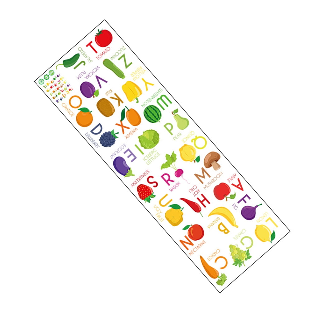 English Alphabet Early Education Stickers For Kids Self-Adhesive Abc ...