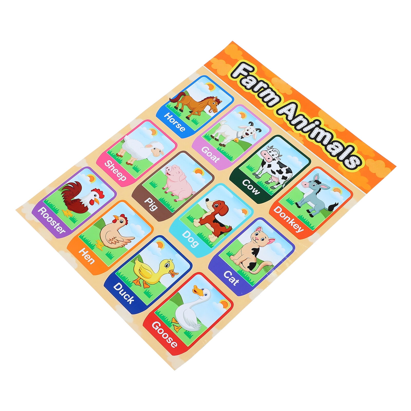 English Alphabet Hanging Picture Toddler Learning Supplies Decor ...