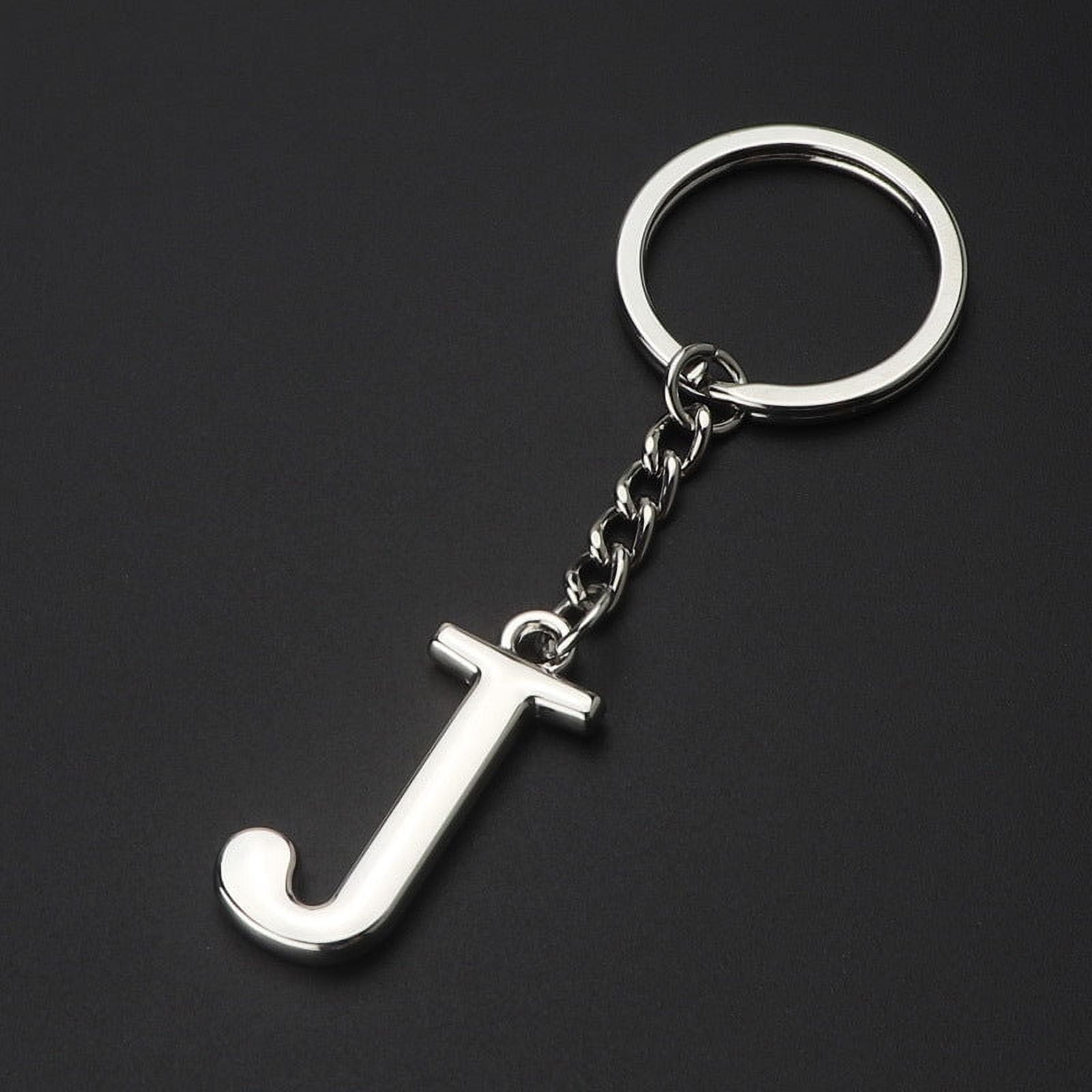 English Alphabet Keychain Keychain Personal Name Letter Pendant ...