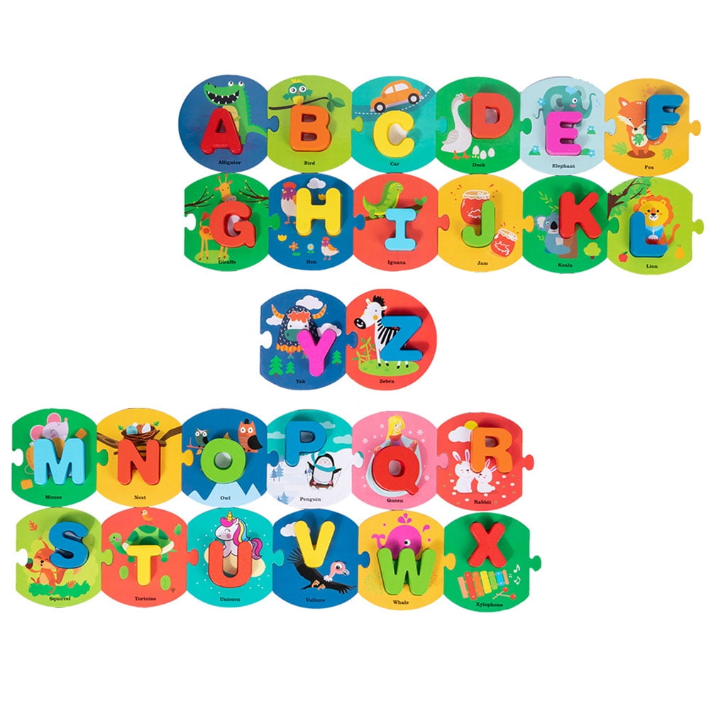 English Alphabet Toddler Educational Toys Abc Letters Sorting Board ...