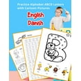 English Alphabets A-Z Handwriting & Coloring Vocabulary Flashcards ...