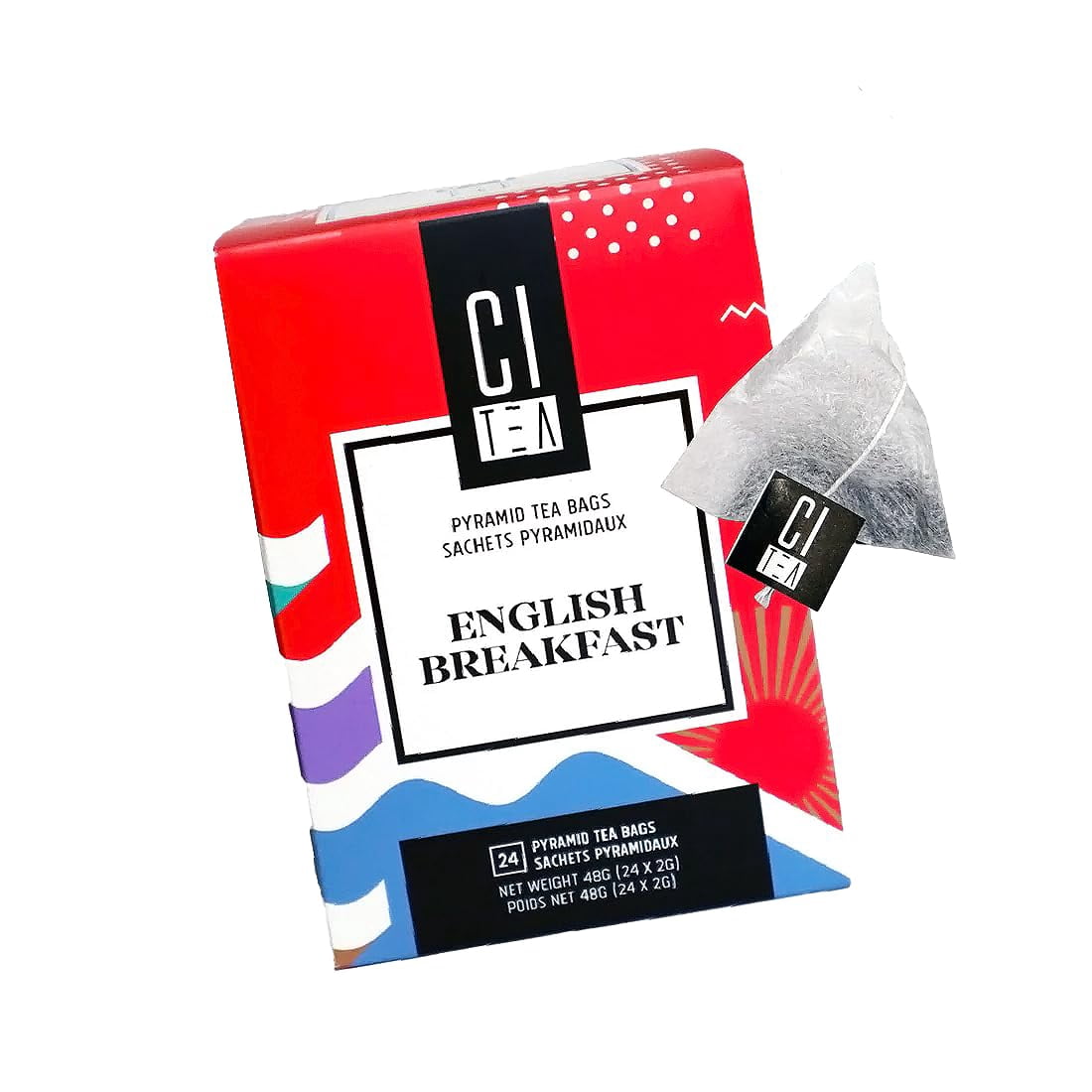 English Breakfast Black Tea in Tea AIS1 Bags Individually Packaged - 2g ...