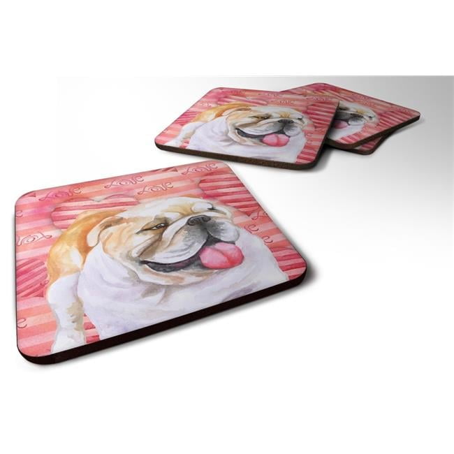 English Bulldog Love Foam Coaster - Walmart.com