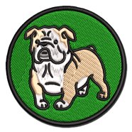 University of Georgia Bulldogs Embroidered Patch Sew-On - Walmart.com