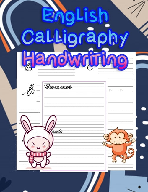 English Calligraphy Handwriting: handwriting tracing workbook ...