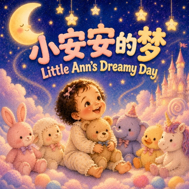 English-Chinese Bilingual Kids' Books Little Ann's Dreamy Day 小安安的梦: A ...