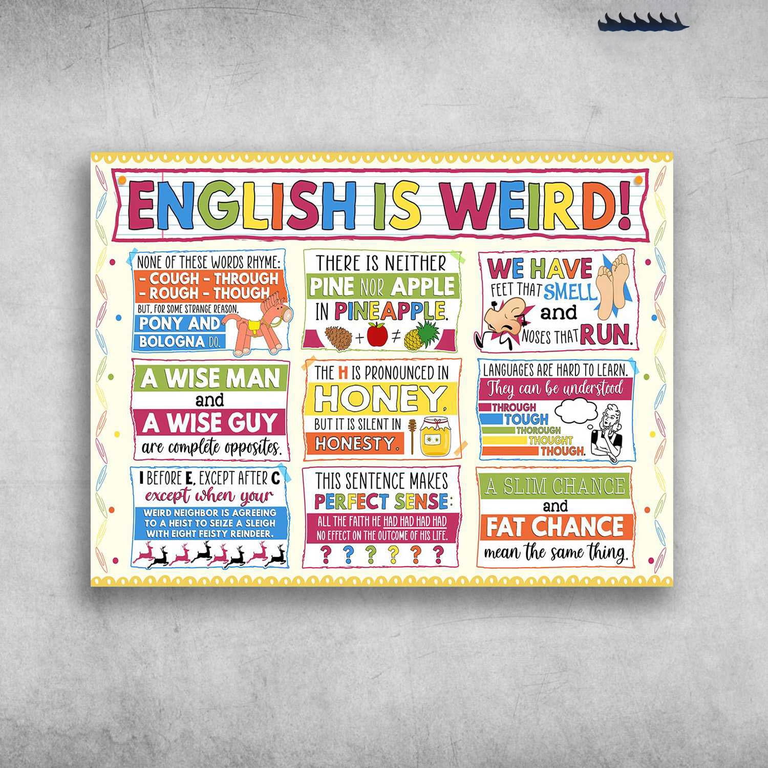 English Class - English Is Weird, None Of These Words Rhyme, Cough ...