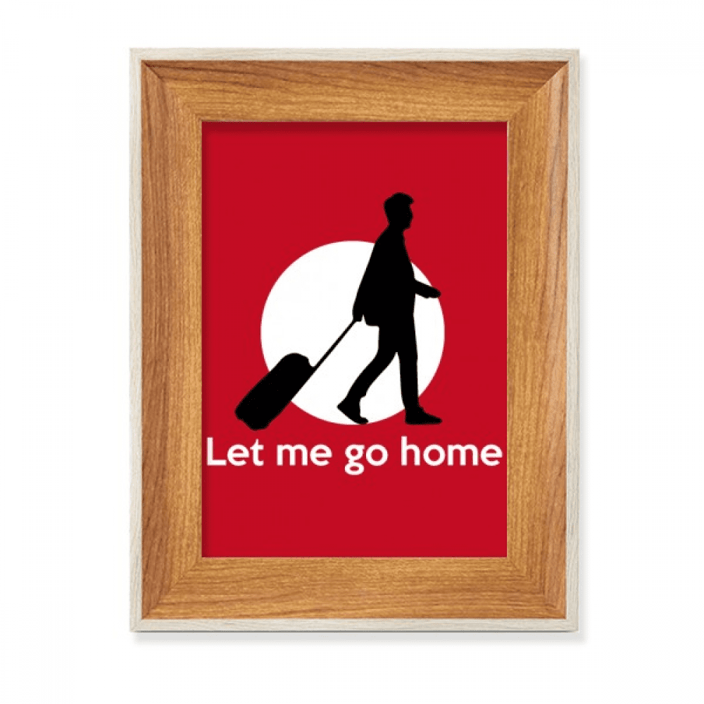 English Classic Emotional Lyrics Home Desktop Wooden Photo Frame ...