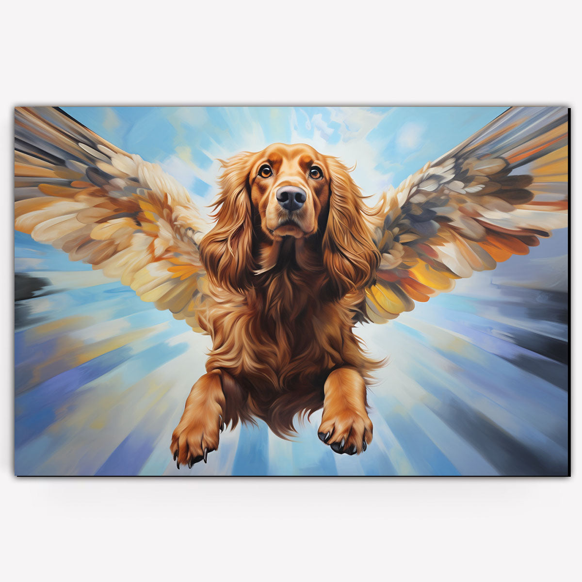 English Cocker Spaniel Dog Memorial Canvas - Dog Breeds Canvas Poster ...