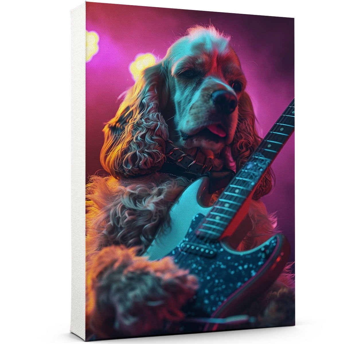 English Cocker Spaniel Dog Poster Music Decor - English Cocker Spaniel ...