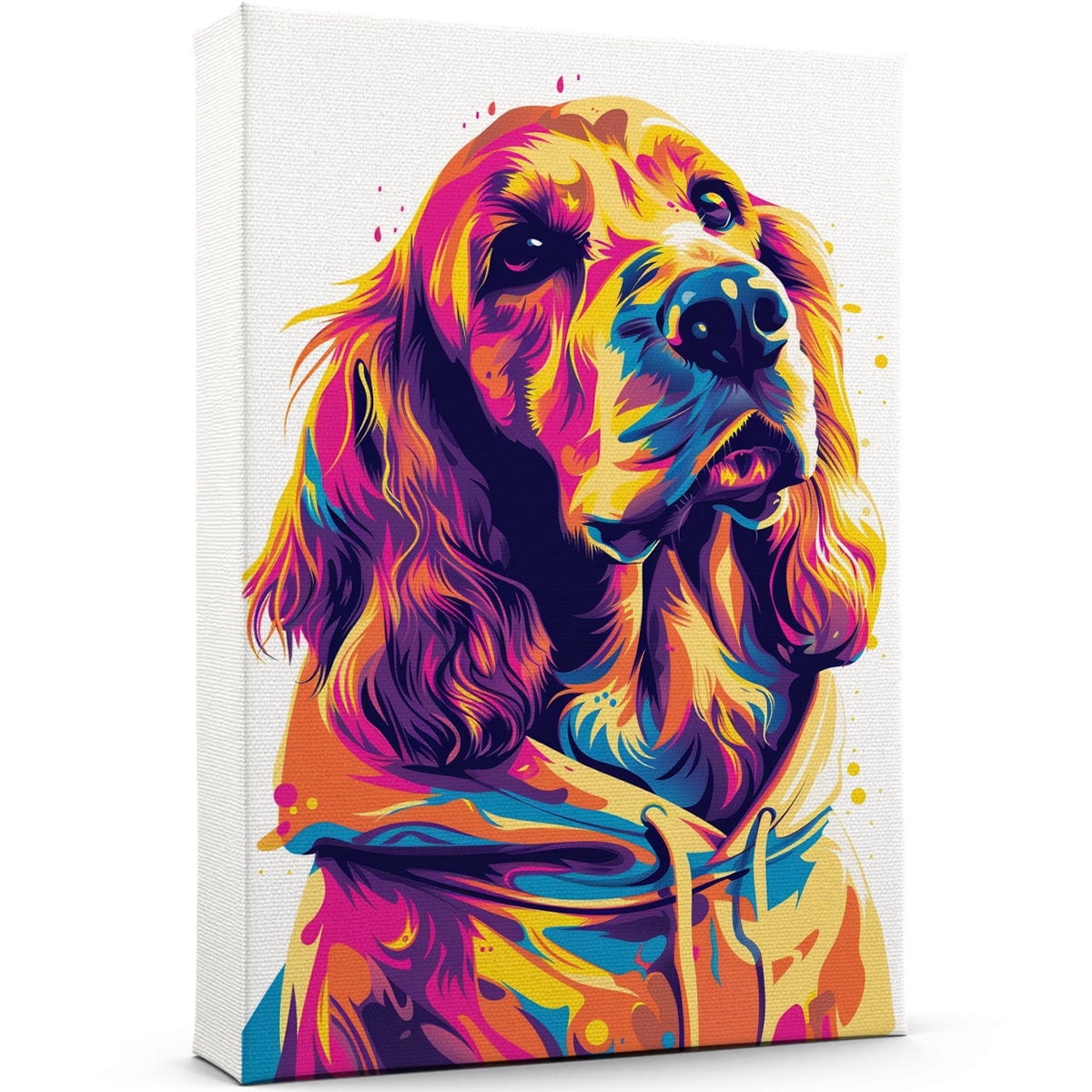 English Cocker Spaniel Dog Wall Art Cute Animal Decor for Kid's Bedroom ...