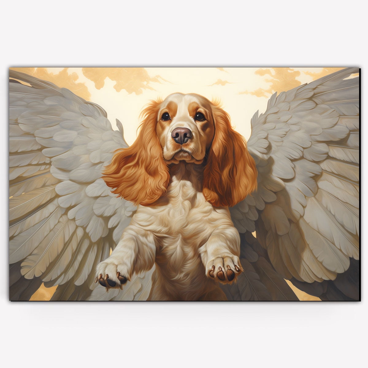 English Cocker Spaniel Pet Memorial Canvas - Dog Memorial Gifts for ...