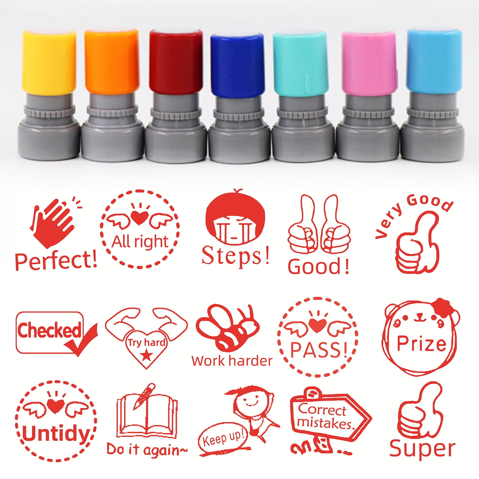 English Comment Seal Long-lasting Ink Usage English Comment Stamp ...