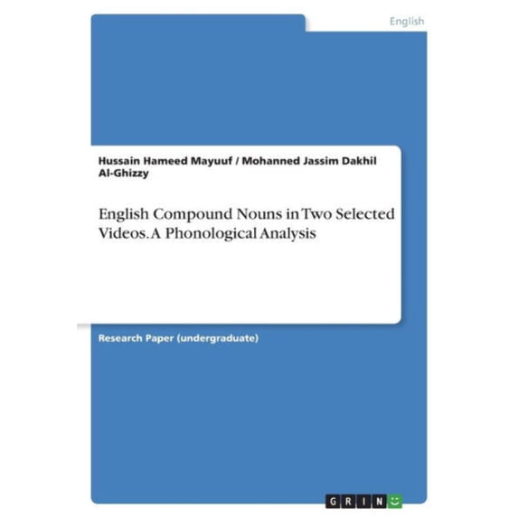 English Compound Nouns In Two Selected Videos. A Phonological Analysis ...