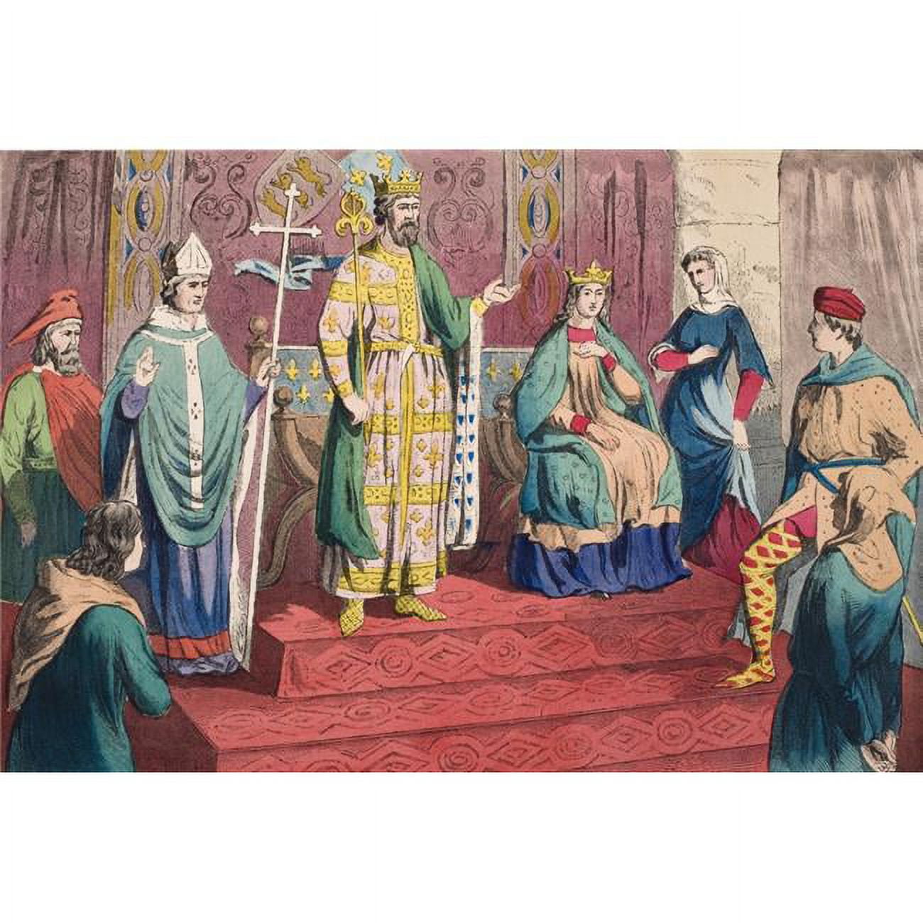 English Costumes of The 13th Century From Left Gentleman Physician ...