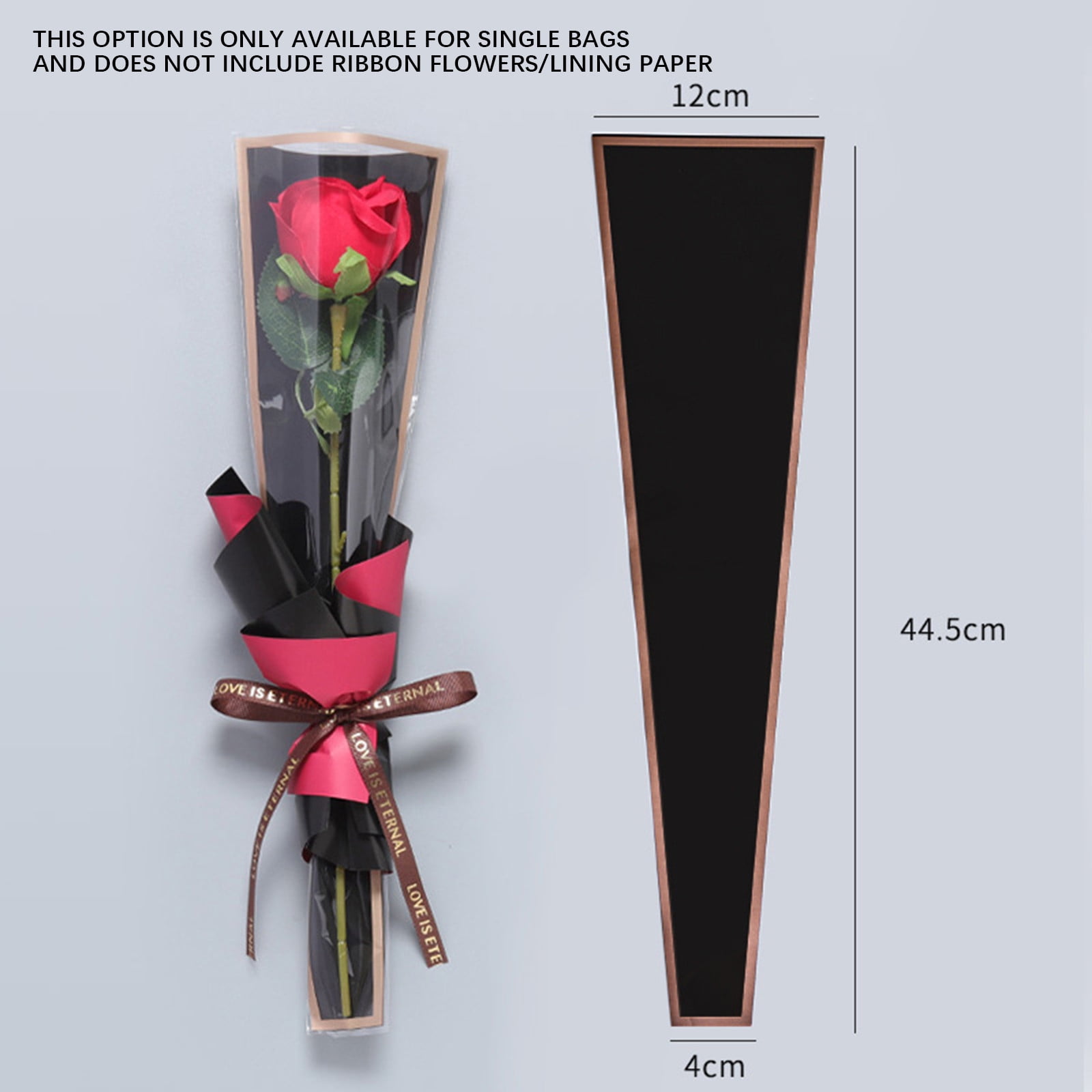 English Flower Bags, Tanabata Valentine's Day Bouquet Sleeve, Rose Gift ...