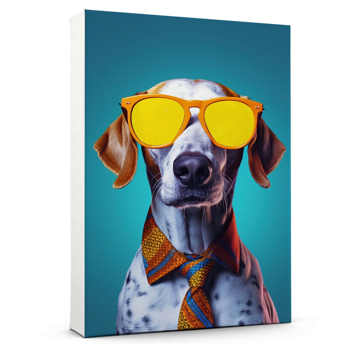 English Foxhound Art Print Poster, Dog Wall Art Painting Decor, Dog Pop ...