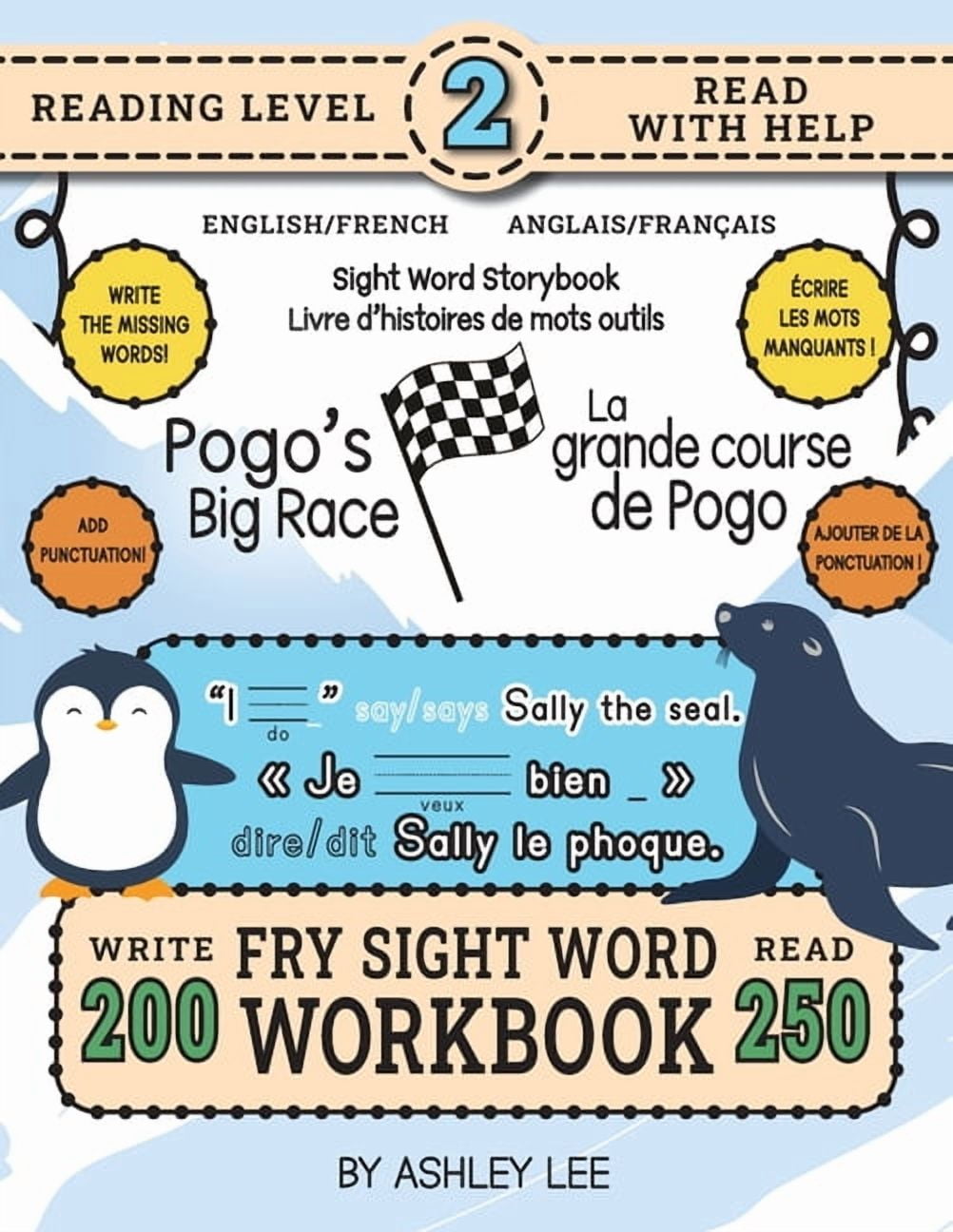 English/French Bilingual Sight Word Stor 250 Sight Word Storybook, Pogo ...