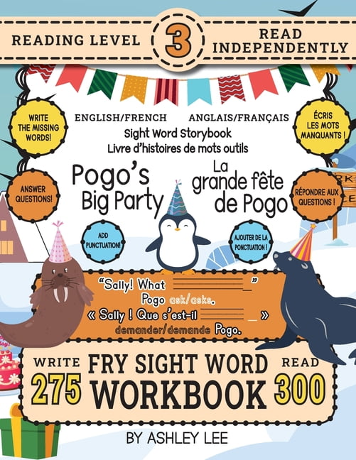 English/French Bilingual Sight Word Stor 300 Sight Word Storybook, Pogo ...