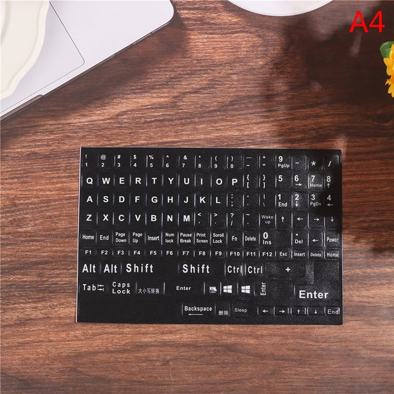 English Full 120 Keys Matte Standard Waterproof Keyboard Stickers ...