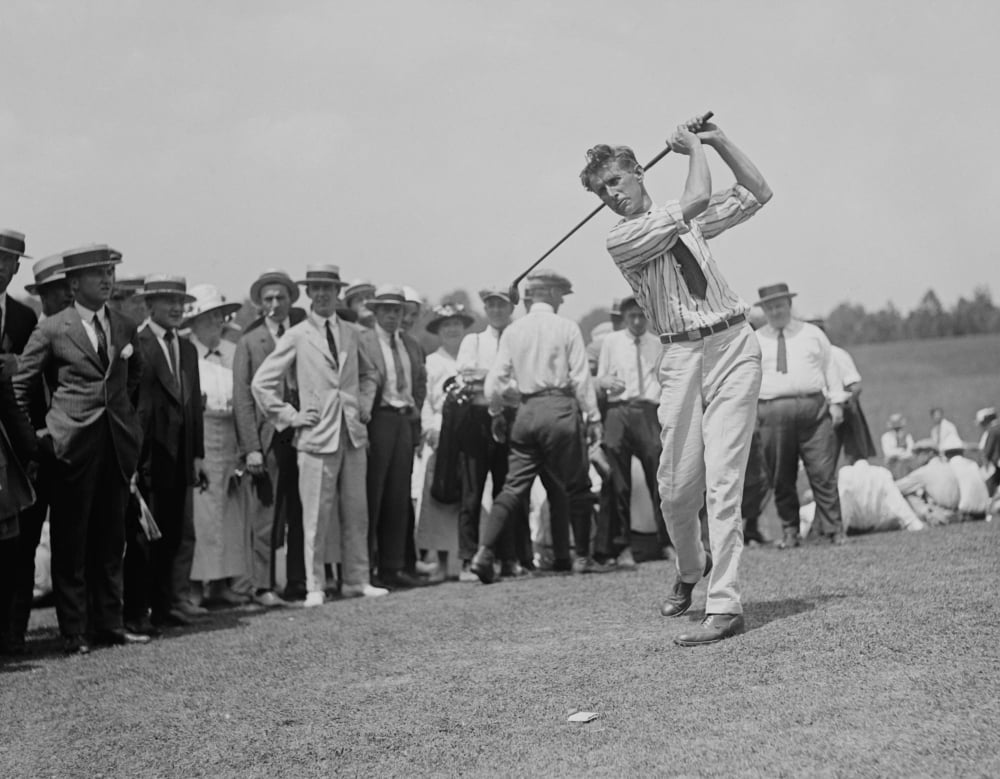 English Golfer Jim Barnes In 1921. He Moved To The U. S. Where He Played Professional Golf From ...