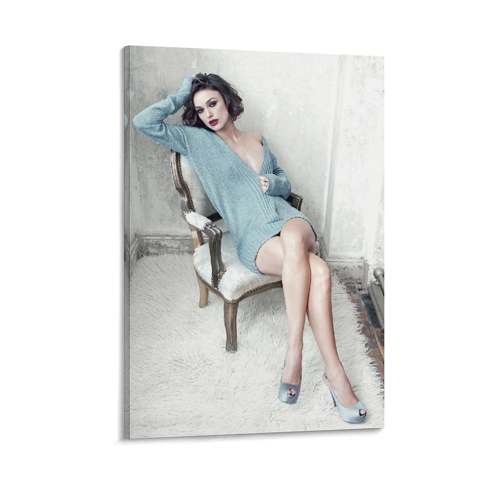 English Gorgeous Actresses Keira Knightley Sexy Long Legs Poster Print ...
