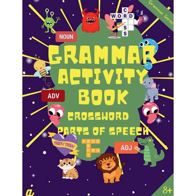 English Grammar Activity Book - Parts of Speech - Level 2 (Crossword ...