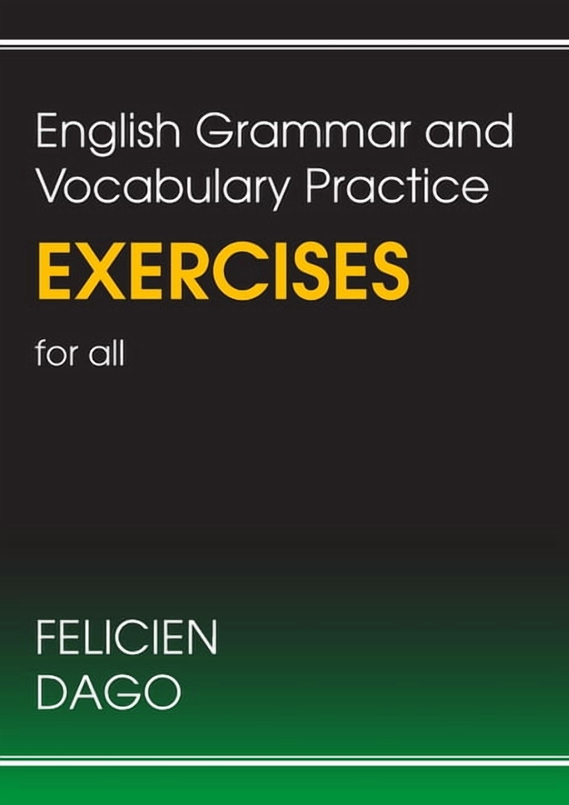 English Grammar and Vocabulary Practice Exercises for all, (Paperback ...
