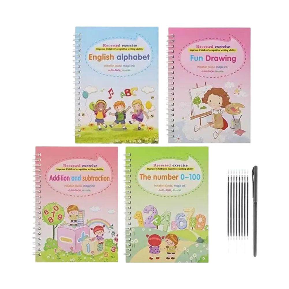 English Groove-Children's Calligraphy Book Standard Copying Practice ...