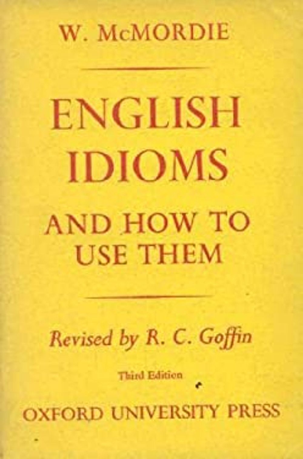 Pre-Owned English Idioms and how to use them (Paperback) 0194327663 ...
