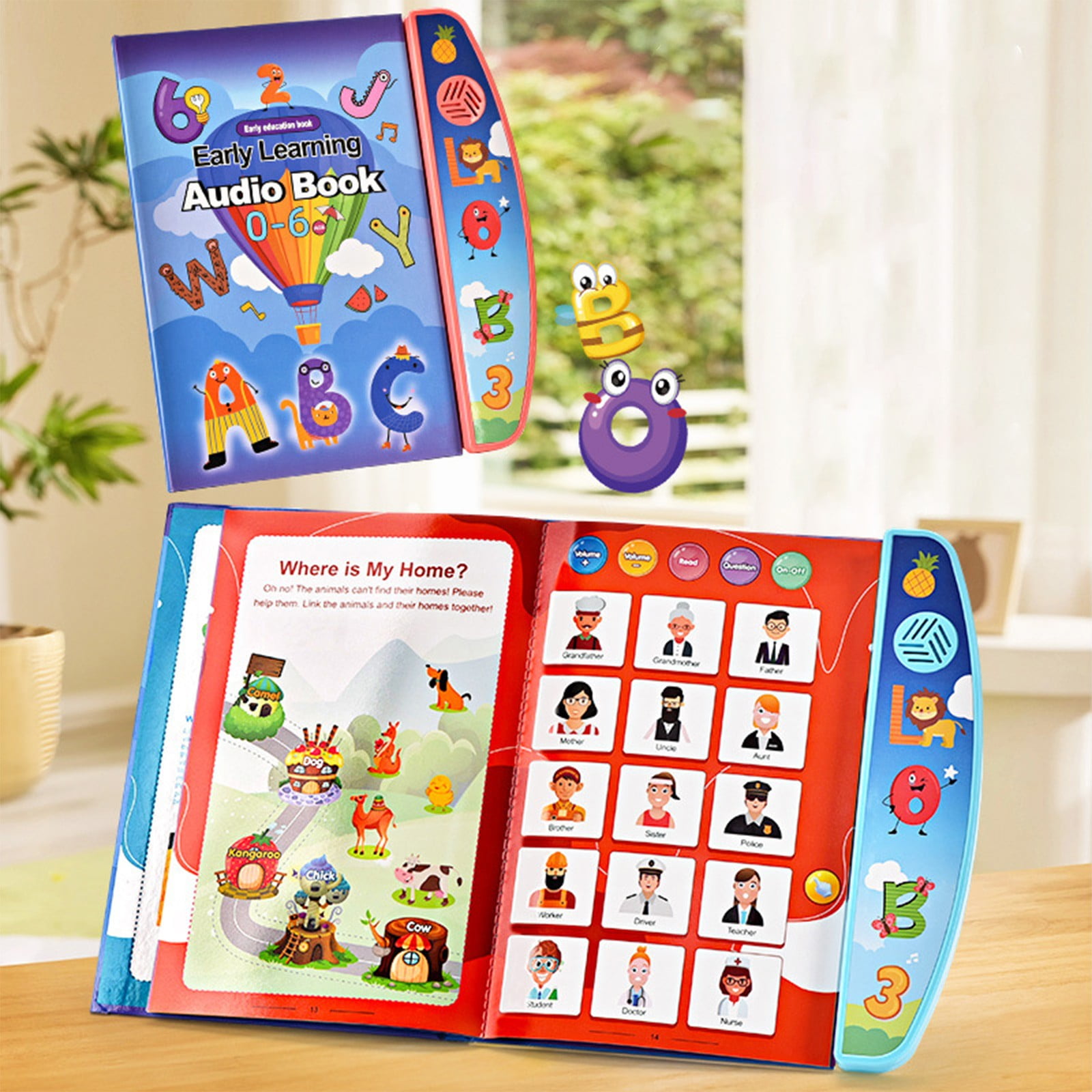 English Interactive Audio Book for Early Education, Talking E-Book for Learning, Interactive ...