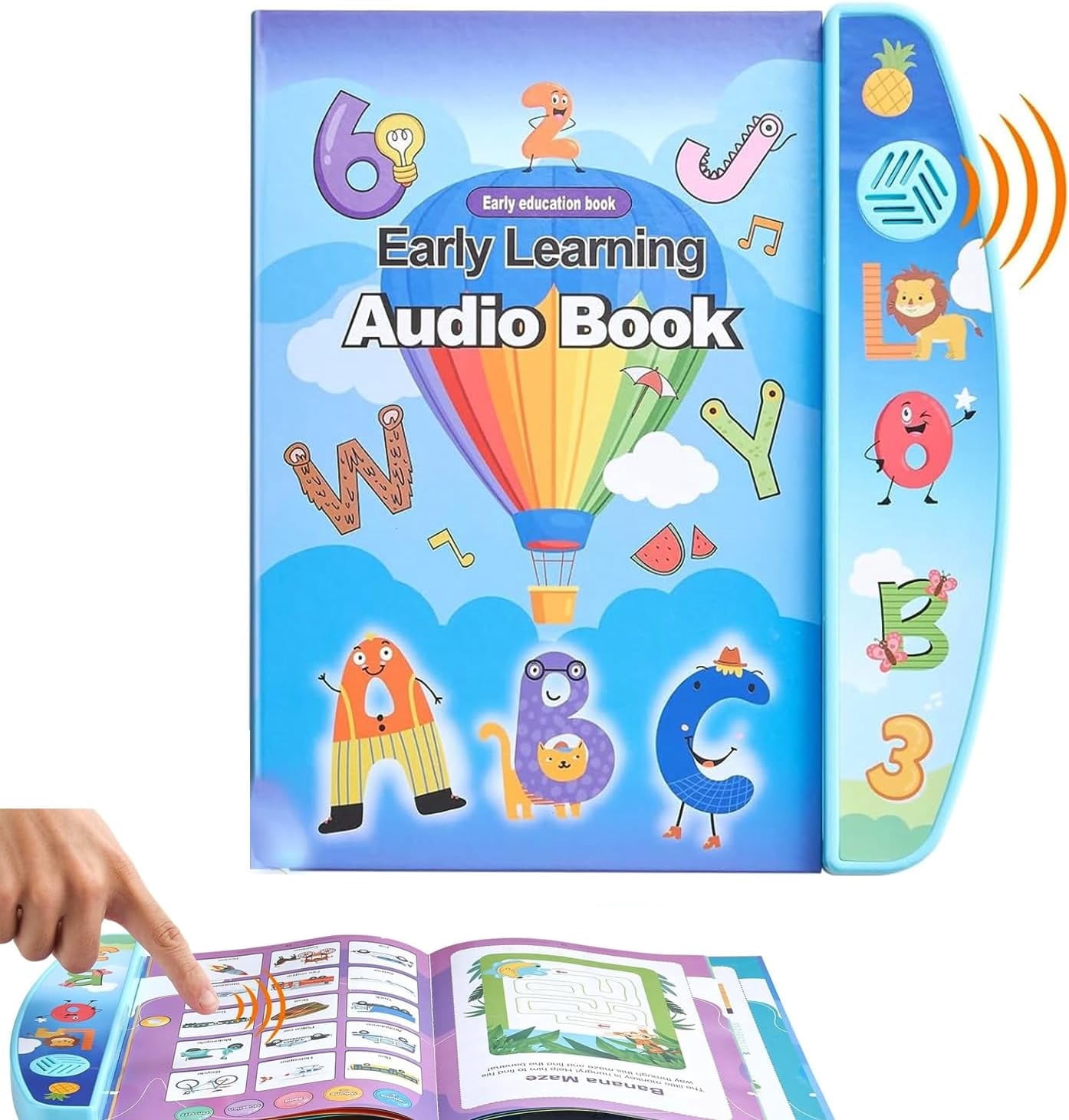 English Interactive Sound Book for Toddlers age 3+, Interactive ...