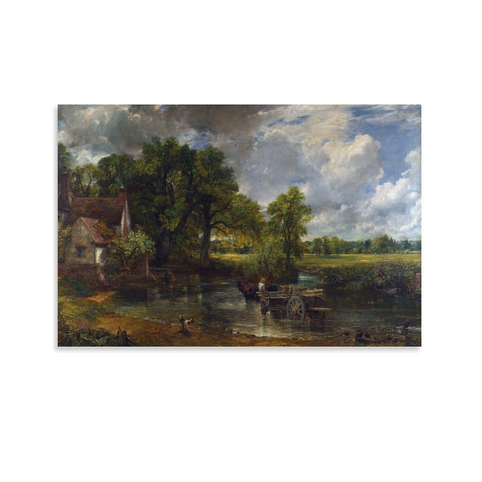 English Landscape Painter John Constable Hay Wagon Poster Canvas Poster Wall Art Picture Prints ...