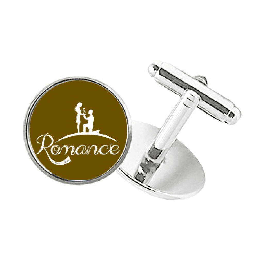 English Language Culture Common Sense Cartoons Round Button Cuff Clip ...