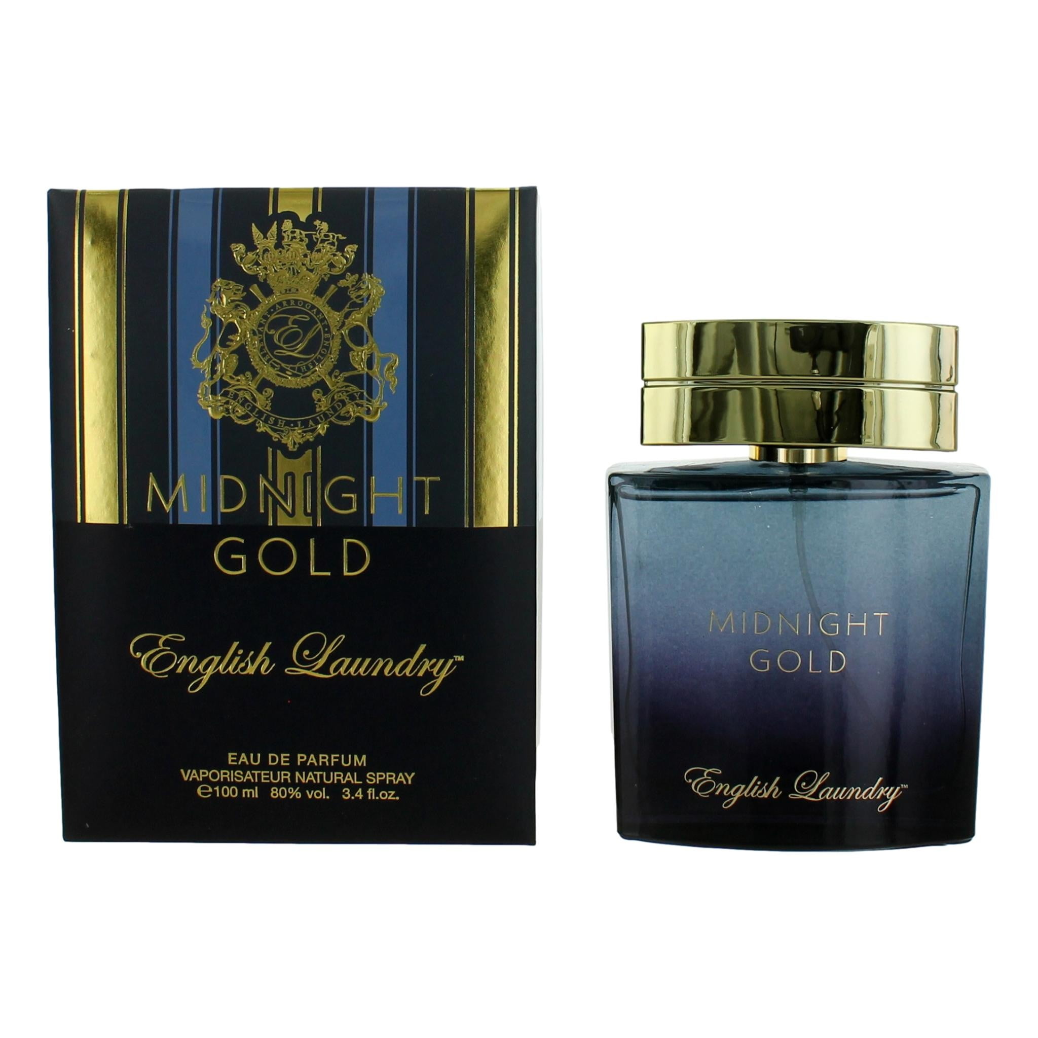 English Laundry Midnight Gold Men's Cologne - Eau De Parfum Spray, 3.4 ...