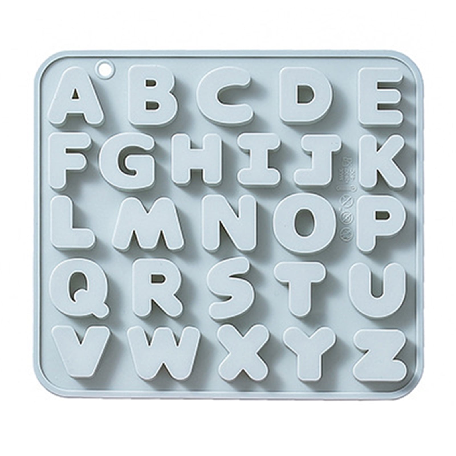 English Letter Fondant Chocolate Baking Mould Cake Toppers Decorating ...