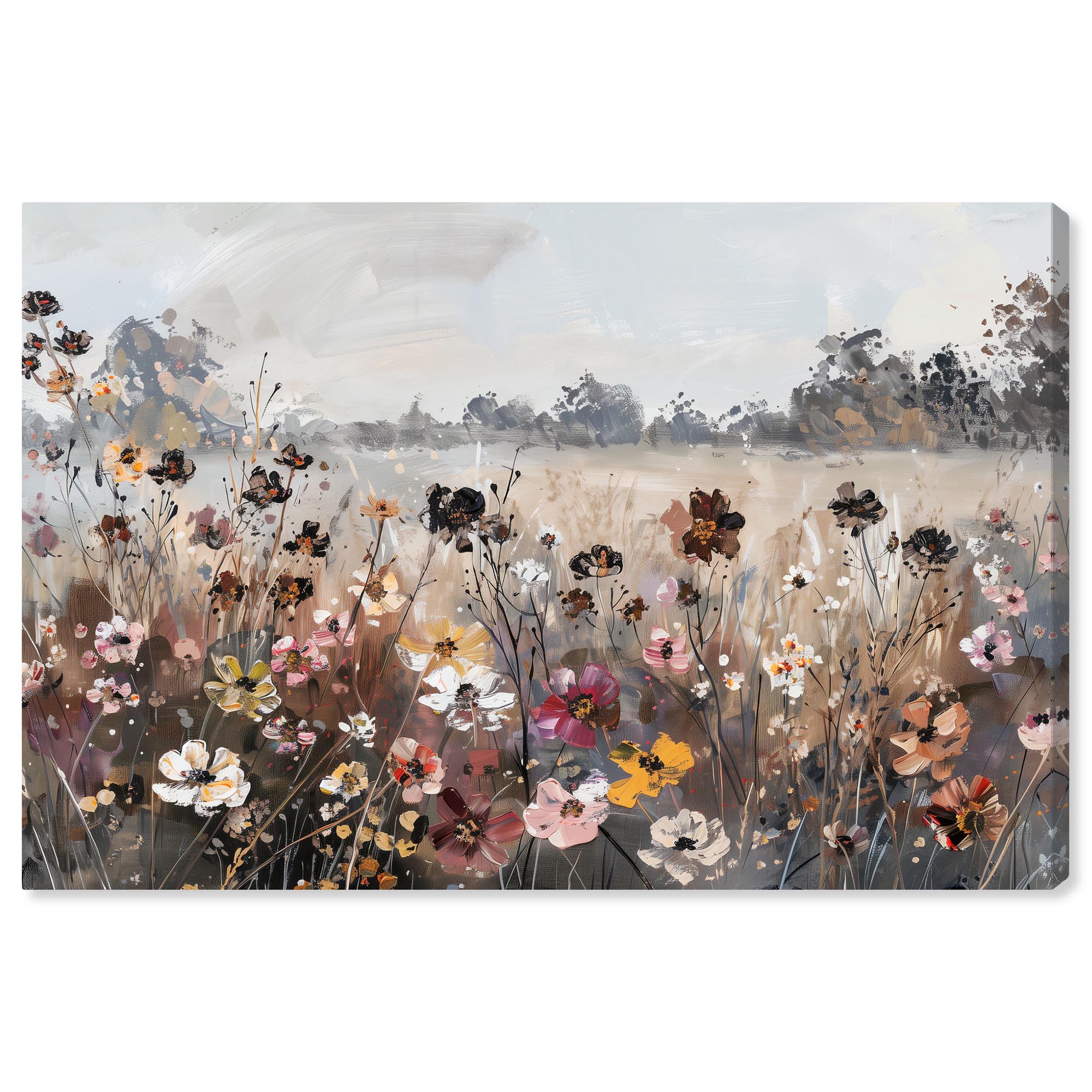 English Meadow Canvas Rustic Farmhouse Art by Art Remedy, Gallery ...