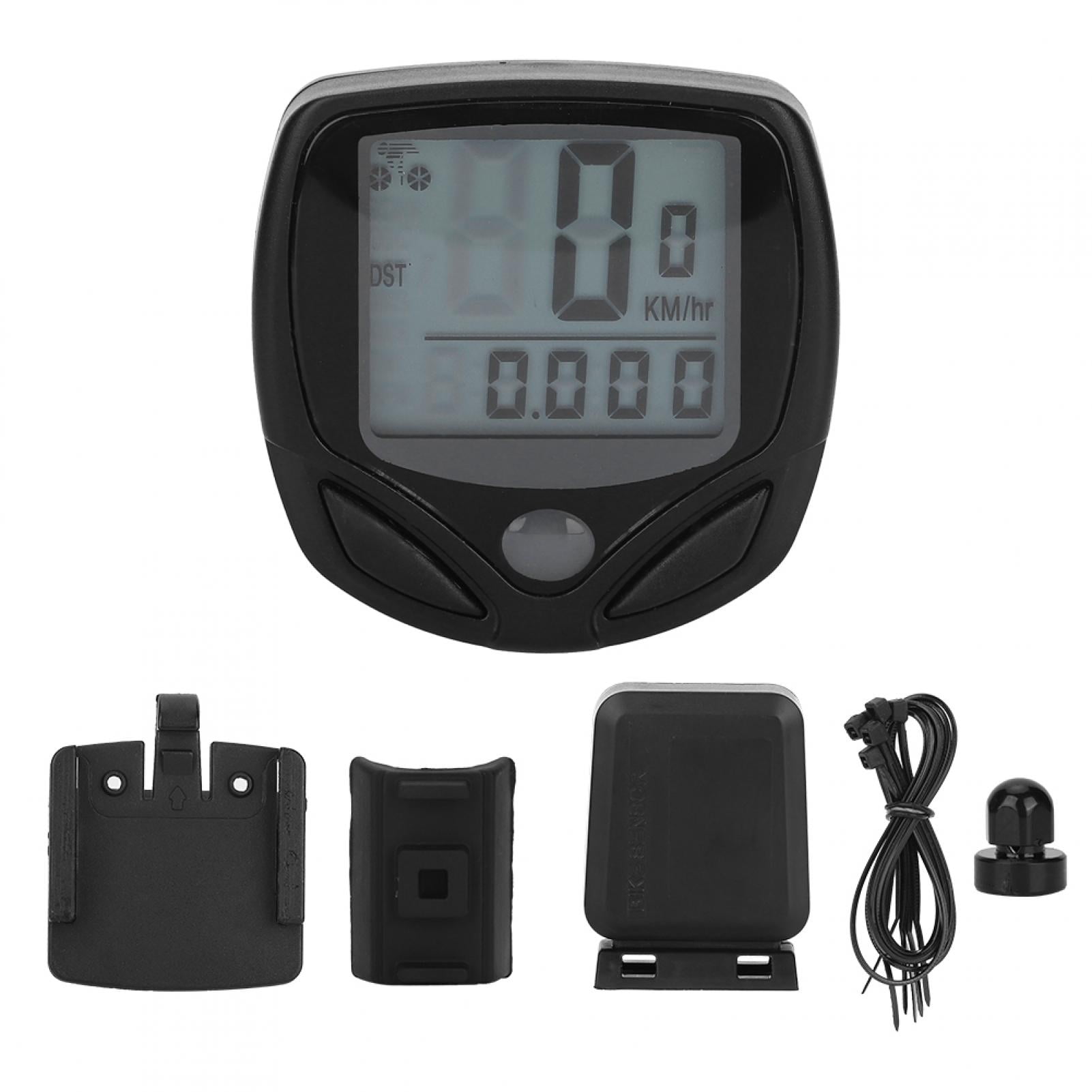 English Mountain Bike Speedometer, Universal Fit LCD Digital Display ...