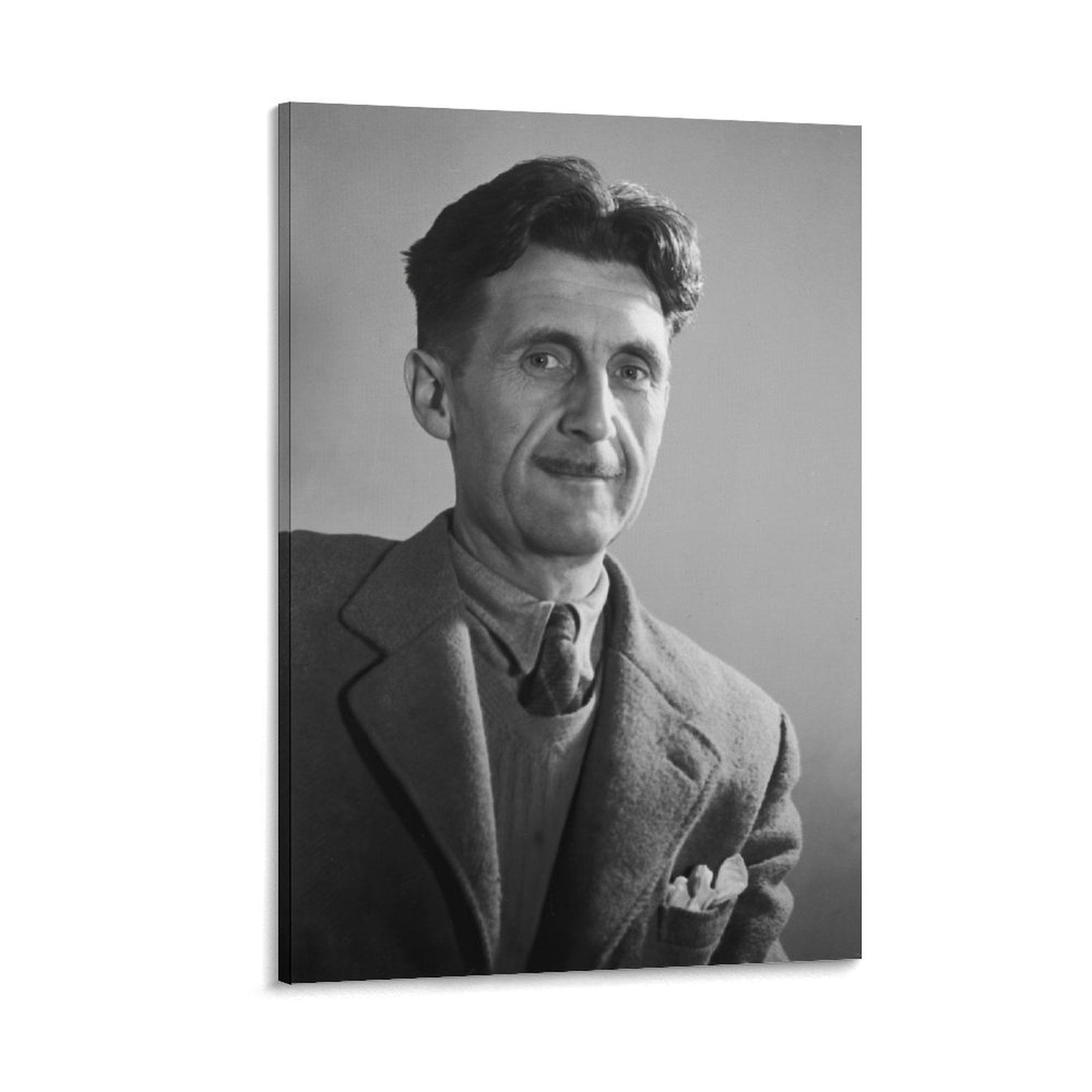 English Novelist, Essayist George Orwell Black And White Celebs Poster ...