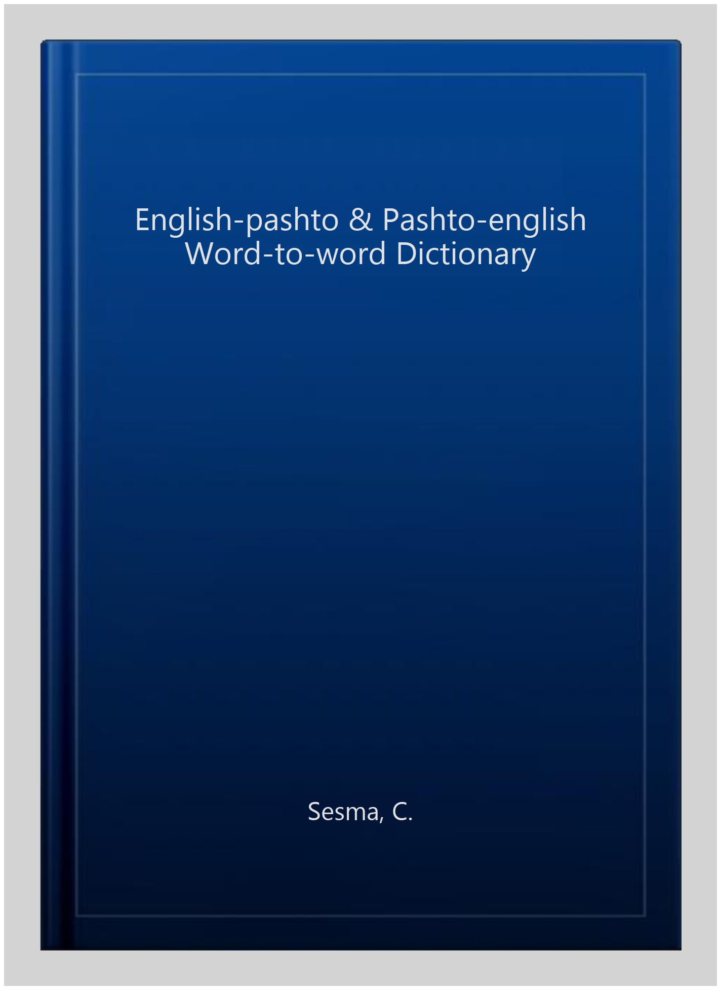 English-Pashto & Pashto-English Word-To-Word Dictionary - Walmart.com