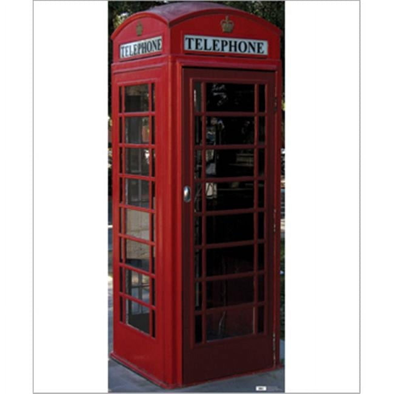 English Phone Booth Life-Size Cardboard Stand-Up - Walmart.com