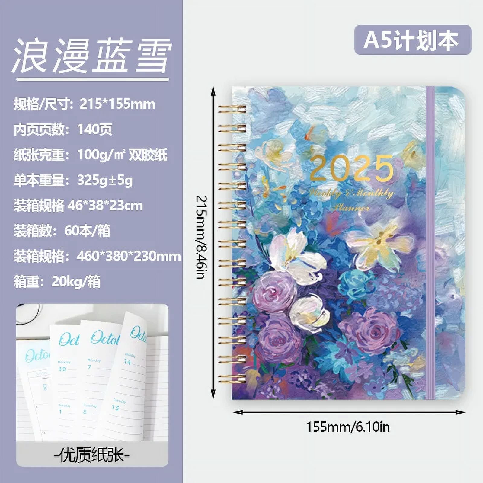 English Plan 2025 This Coil This Notebook Weekly Keep This A5 Schedule ...